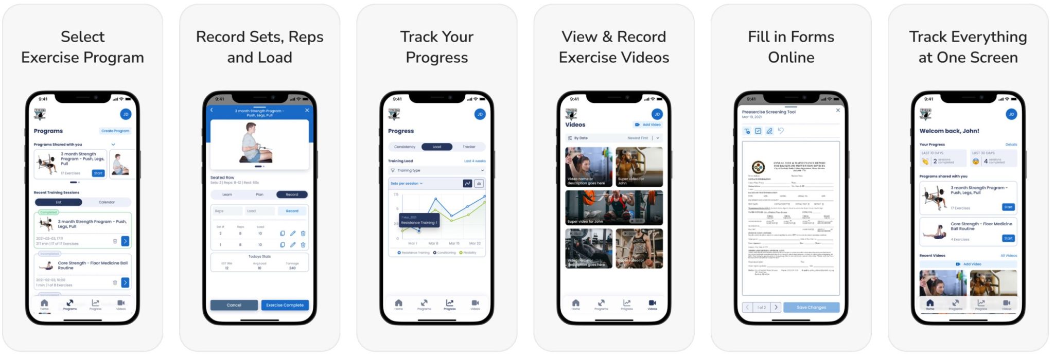 My Ex Program App - ExerciseSoftware
